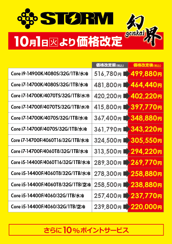 STORM 幻界シリーズ ゲーミングPC｜ソフマップ[sofmap]